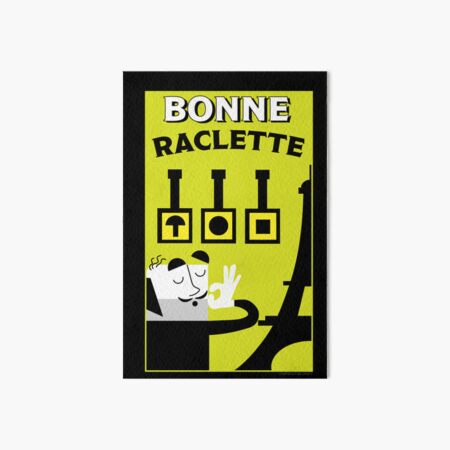 "French Raclette - Classic French Foodies - Cuisine" Art Board Print ...
