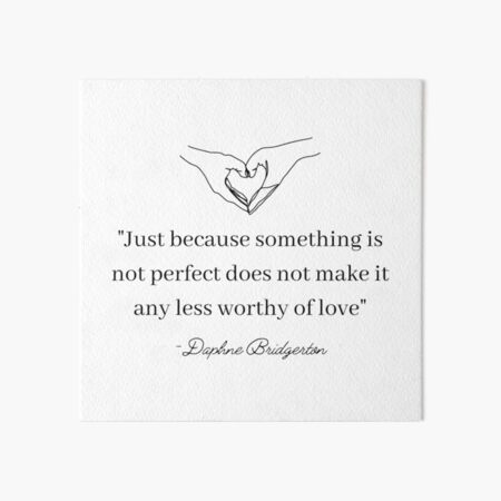 ""Just because something is not perfect does not make it any less ...