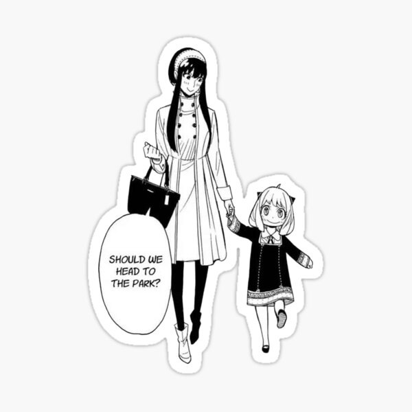 "Yor Briar Anya Forger Spy x Family" Sticker for Sale by Yor-art ...