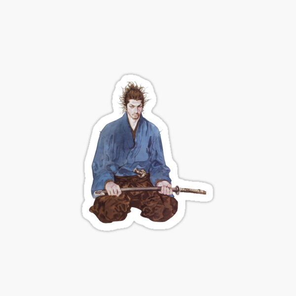 "Vagabond Miyamoto Musashi Amazing Drawing" Sticker for Sale by ...