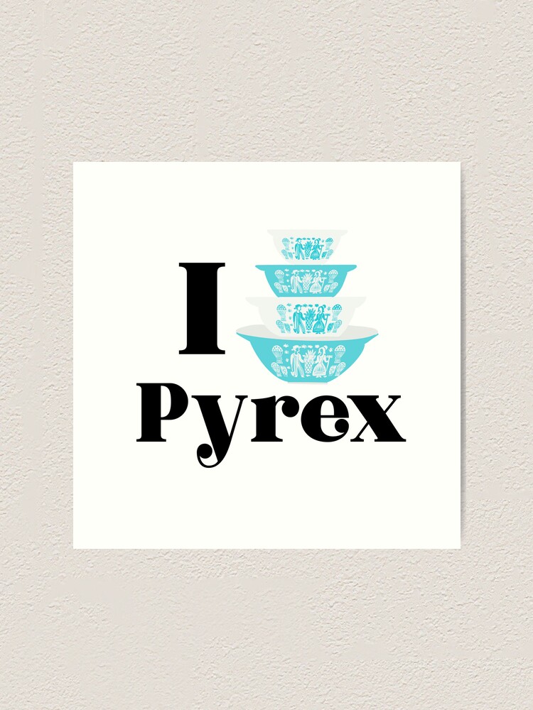 "Butterprint Pyrex | I Love Pyrex " Art Print for Sale by Mblairphoto ...