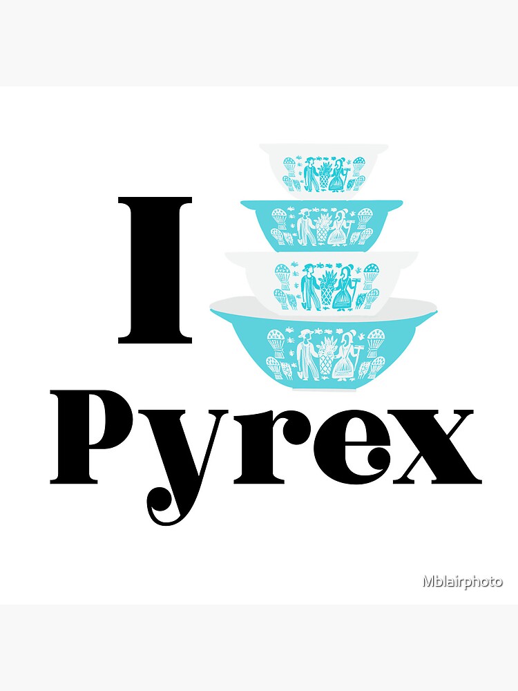 "Butterprint Pyrex | I Love Pyrex " Art Print for Sale by Mblairphoto ...