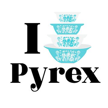 "Butterprint Pyrex | I Love Pyrex " Art Print for Sale by Mblairphoto ...