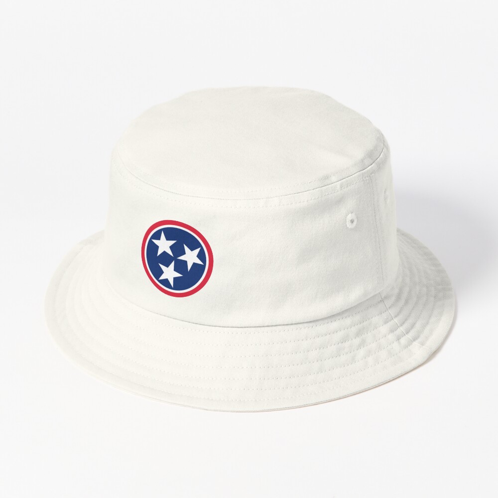 "Round Tennessee Flag "Tri-Star" Emblem" Sticker for Sale by Mark94066 ...