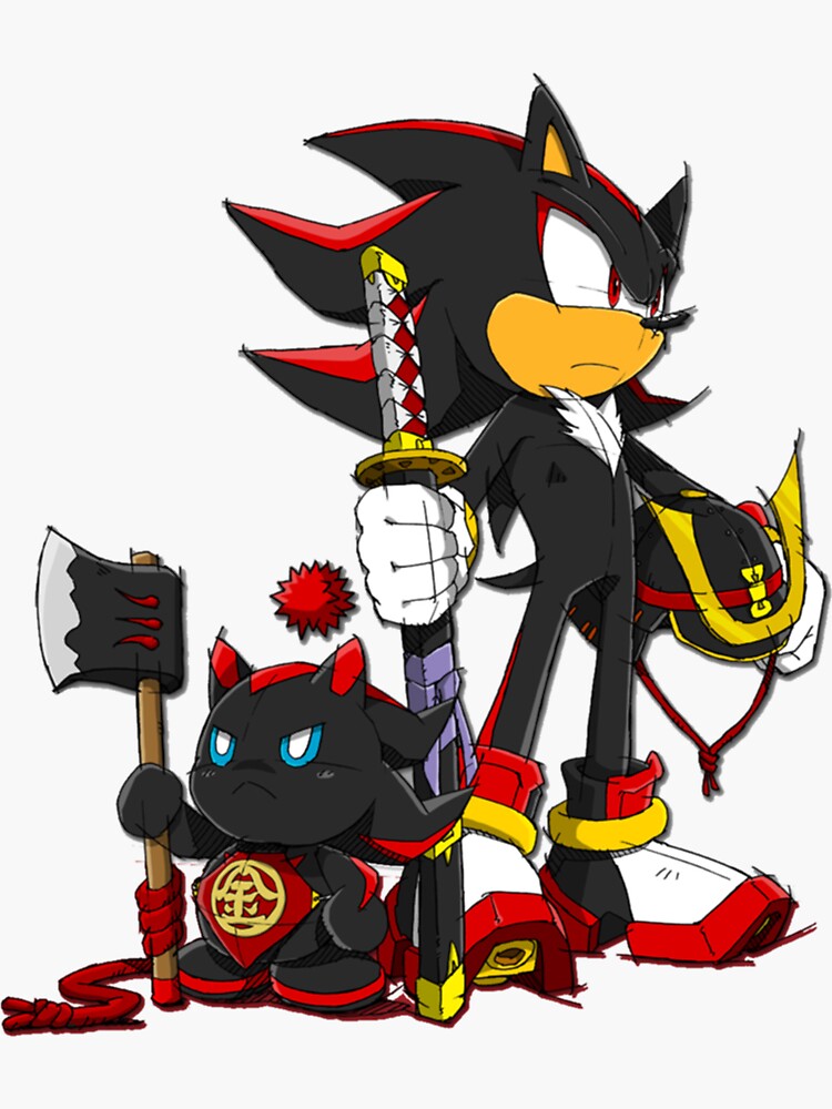 "Dark Chao and Shadow " Sticker for Sale by CYBERLUST | Redbubble