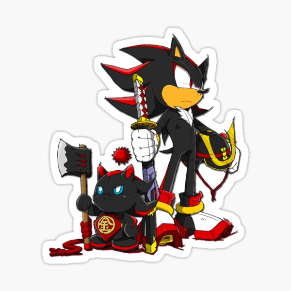 "Dark Chao and Shadow " Sticker for Sale by CYBERLUST | Redbubble