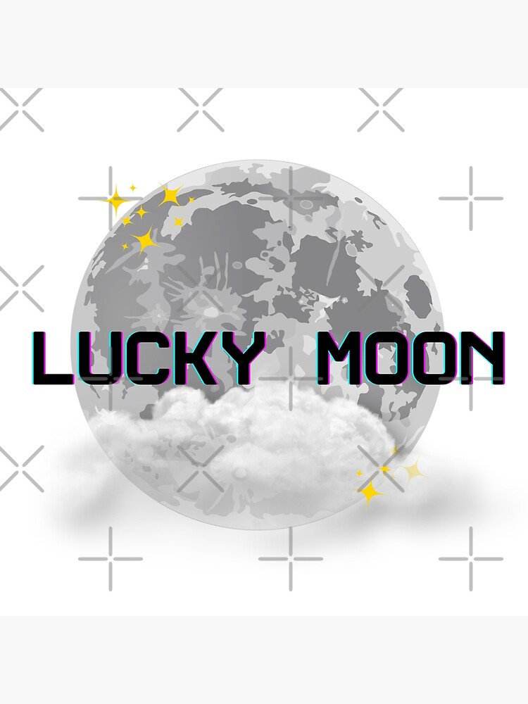 "Lucky Moon Designs Logo" Poster for Sale by luckymooninc | Redbubble