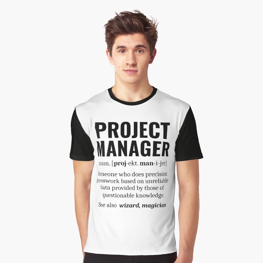 "Funny Project Manager Dictionary Definition" Sticker for Sale by ...