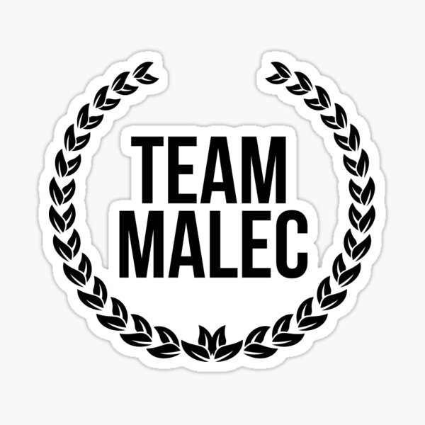 "Team Malec Emblem" Sticker by fandomfactory | Redbubble
