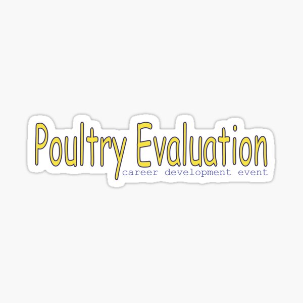 "Poultry Evaluation" Sticker for Sale by maggiedela7 | Redbubble