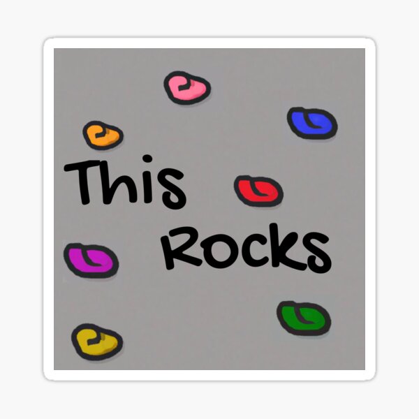 "This Rocks" Sticker for Sale by Mr-Onion | Redbubble