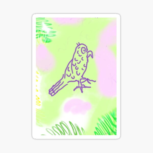 "Kea new zealand bird" Sticker for Sale by Resdfg1234 | Redbubble