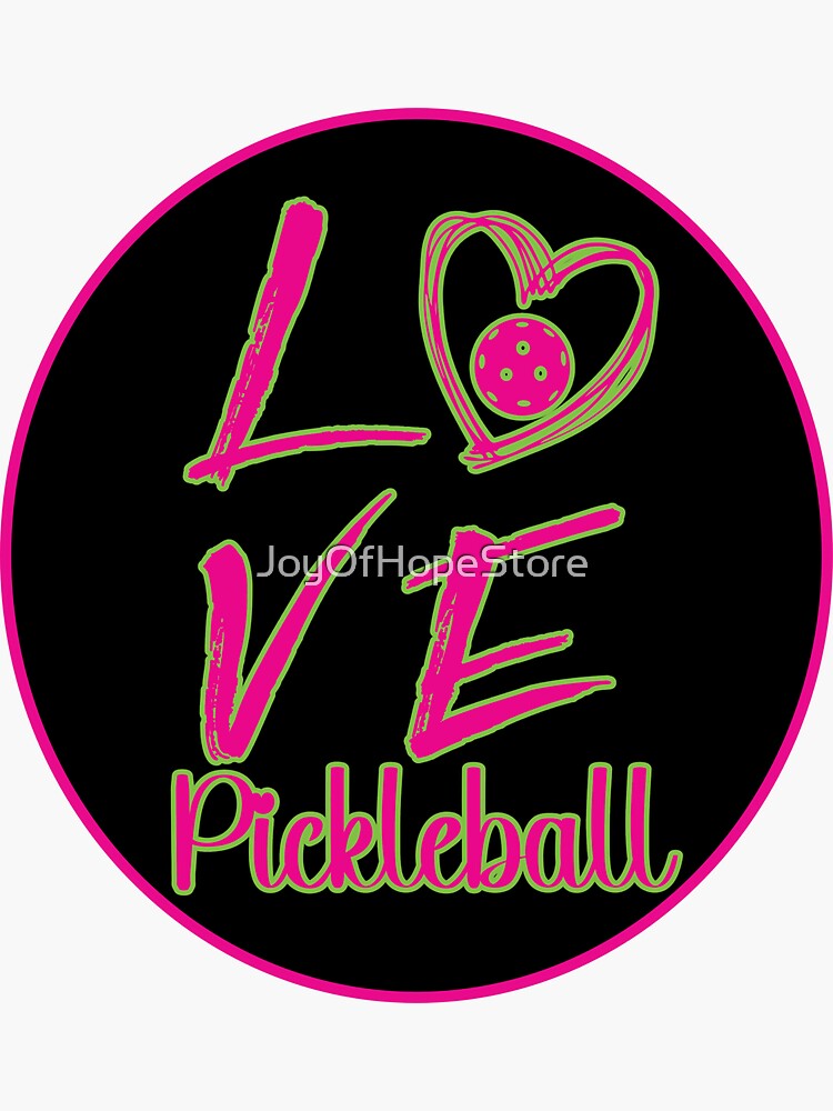 "Love Pickleball-Get Ready to be Pickled Pink With This Cute Hot Pink ...