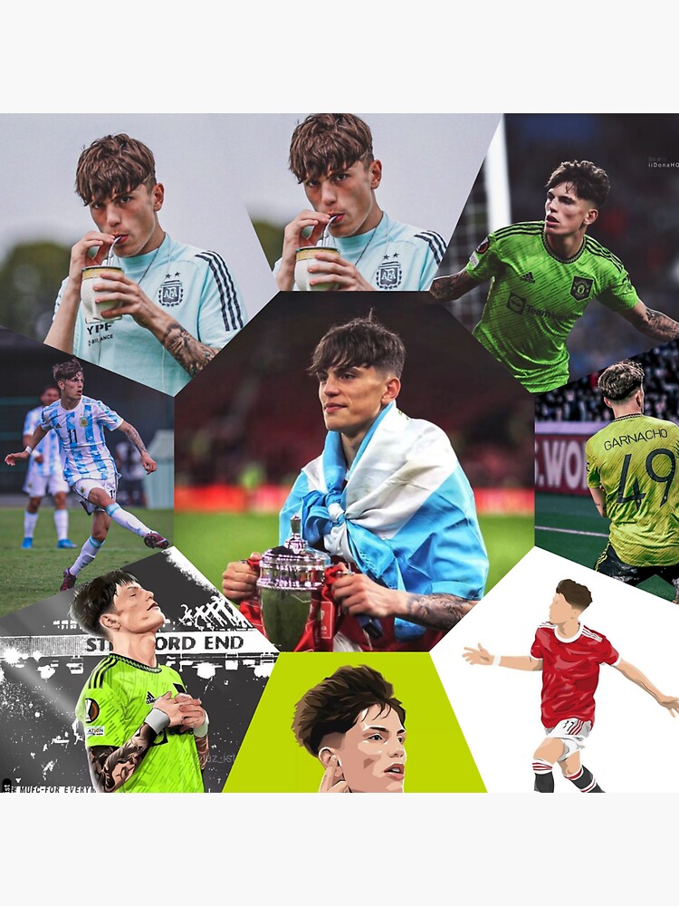 "Alejandro Garnacho" Sticker for Sale by ZAAAP | Redbubble