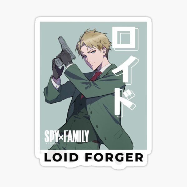 "Loid Forger" Sticker for Sale by thecollector19 | Redbubble