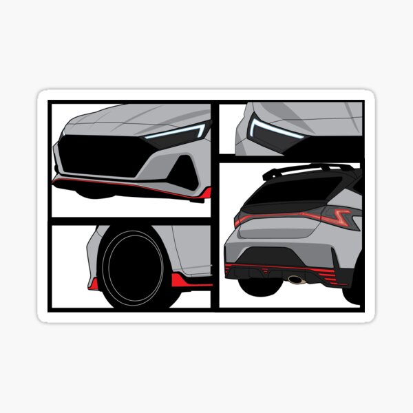"Hyundai i20 N" Sticker for Sale by RohanNewn | Redbubble