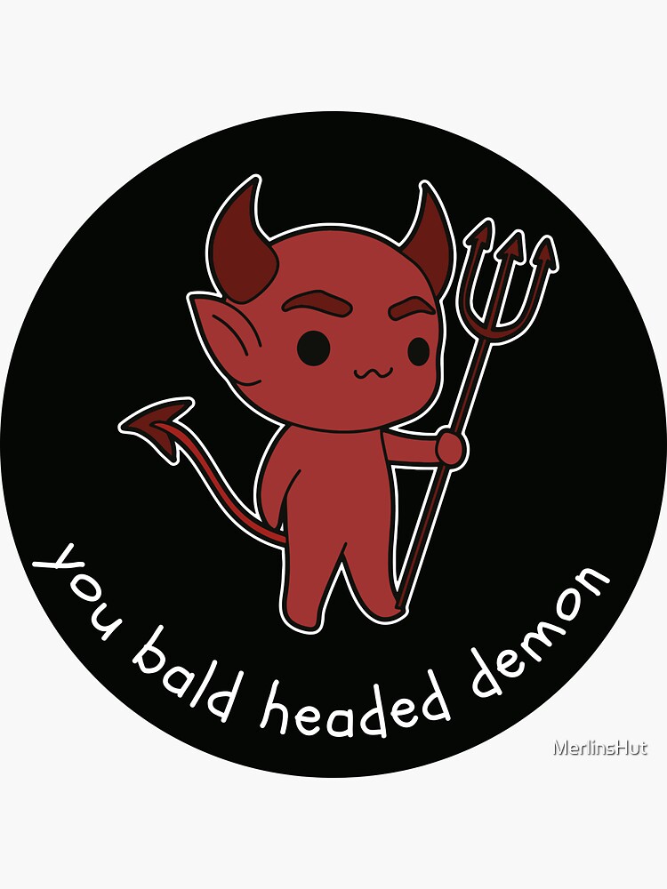 ""You bald headed demon" - M'baku" Sticker for Sale by MerlinsHut ...