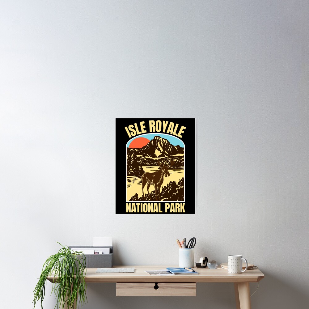 "Isle Royale National Park" Poster for Sale by retrotravelart | Redbubble