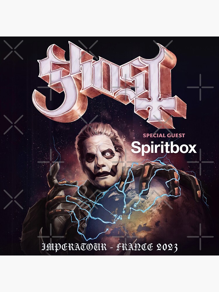 "impera ghost tour 2023" Sticker for Sale by clowlessy | Redbubble