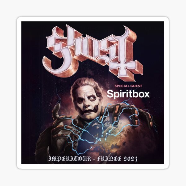"impera ghost tour 2023" Sticker for Sale by clowlessy | Redbubble