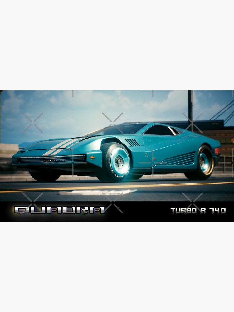 "Quadra Turbo-R 740 pin-up car" Sticker for Sale by JoshCruzArt | Redbubble