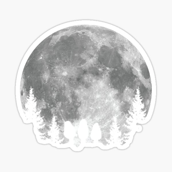 "Great Morels Moon Costume Mushroom Forager Morel" Sticker for Sale by ...