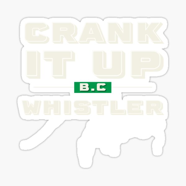 "Crank It Up " Sticker for Sale by DaDooklaDesigns | Redbubble