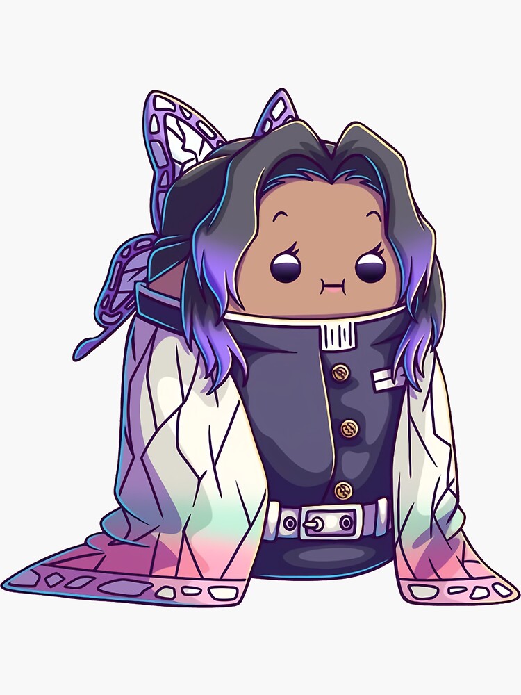 "Cute Shin0bu Insect Hashira" Sticker for Sale by AntoineEricnq | Redbubble