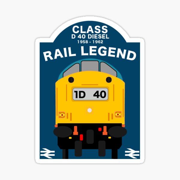 "Vintage British Class Diesel Rail Train - Train Spotters - Railway ...