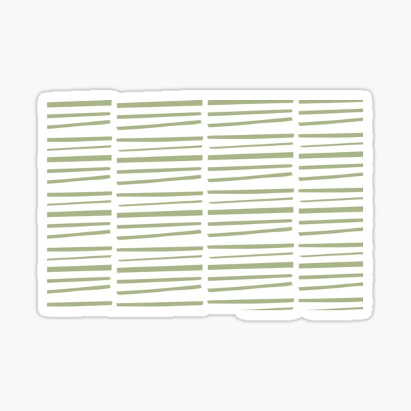 "Lines Iv" Sticker for Sale by OddlyInk | Redbubble
