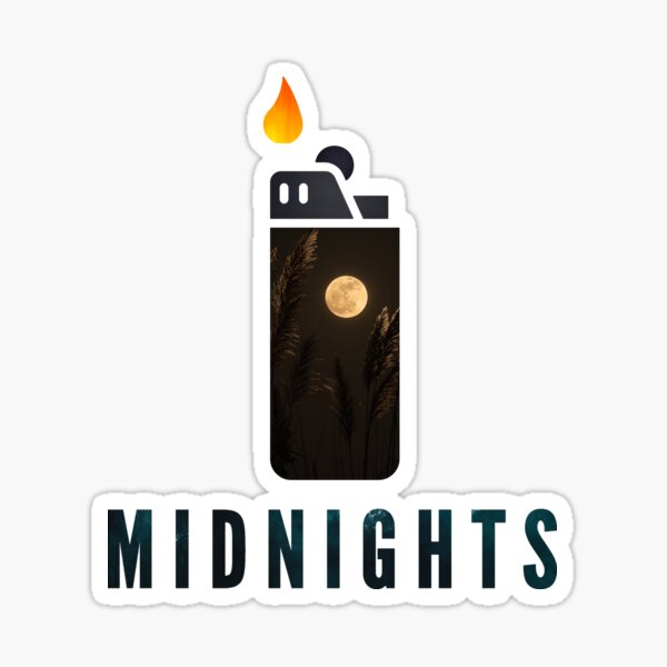 "Taylor Swift Midnights Lighter" Sticker for Sale by OverNinthCloud ...