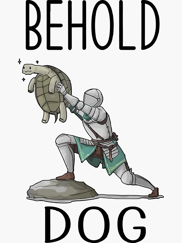 "behold dog" Sticker for Sale by flimbaxshop | Redbubble