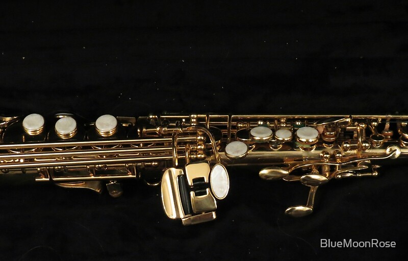 "Soprano Sax - Side View" by BlueMoonRose | Redbubble