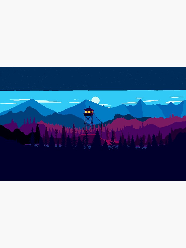 "Firewatch" Sticker for Sale by T4ba | Redbubble
