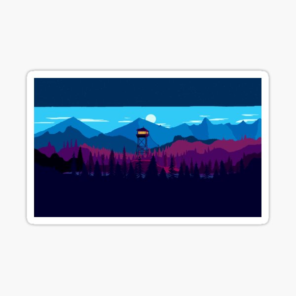 "Firewatch" Sticker for Sale by T4ba | Redbubble