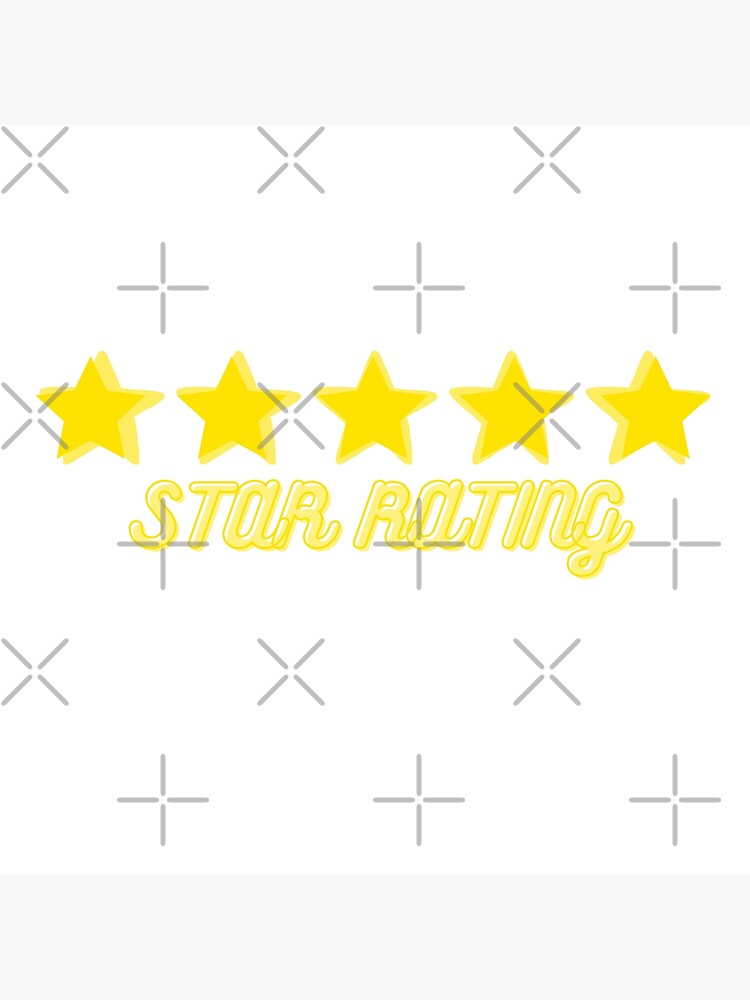 "Five Star Rating" Poster for Sale by Designs-io | Redbubble