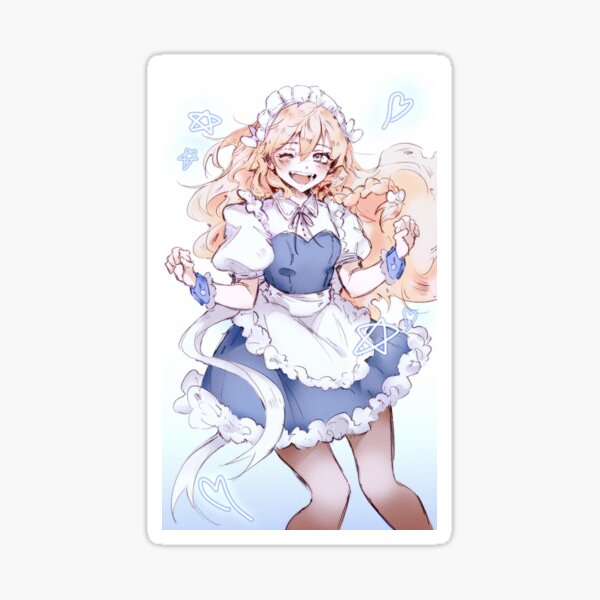 "Maid Marisa " Sticker for Sale by rivernull | Redbubble