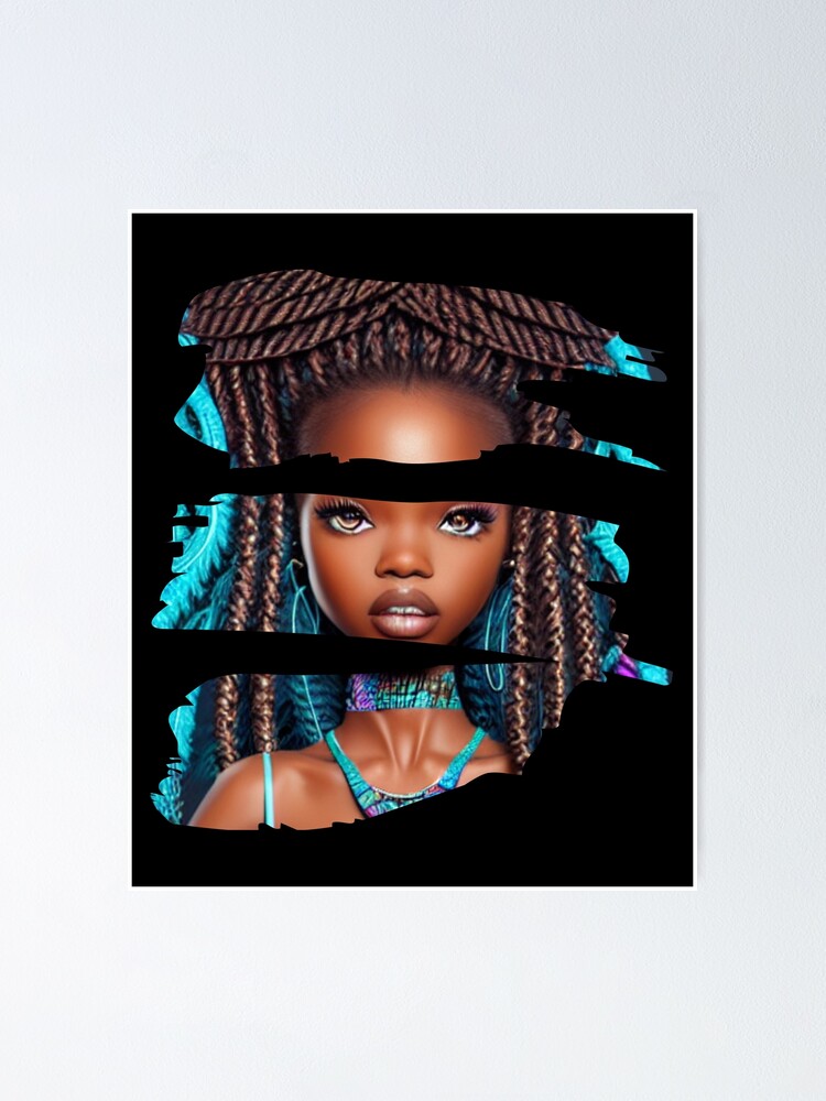 "Gorgeous black woman with dreadlocks" Poster for Sale by Akimatax ...