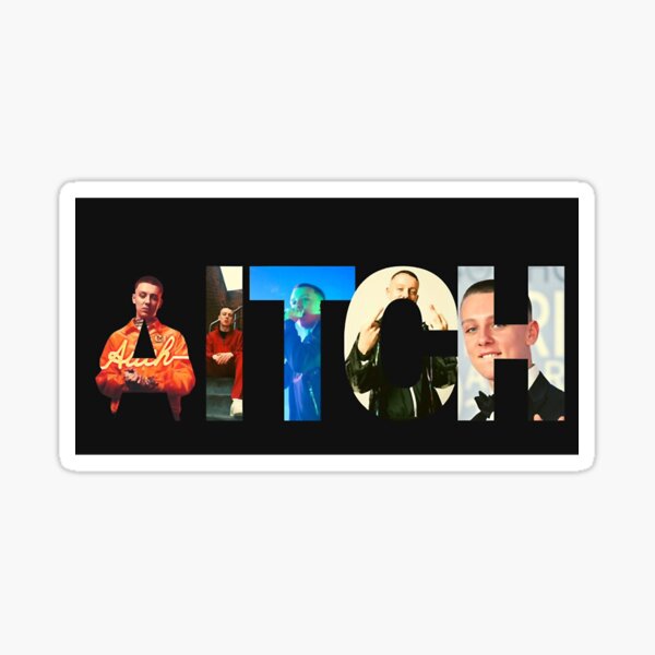 "aitch rapper " Sticker for Sale by guilteezzzz | Redbubble