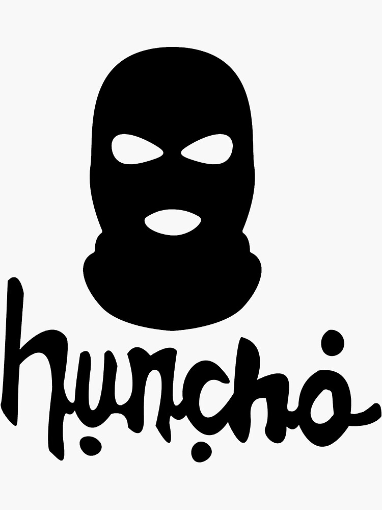 "M Huncho " Sticker for Sale by guilteezzzz | Redbubble