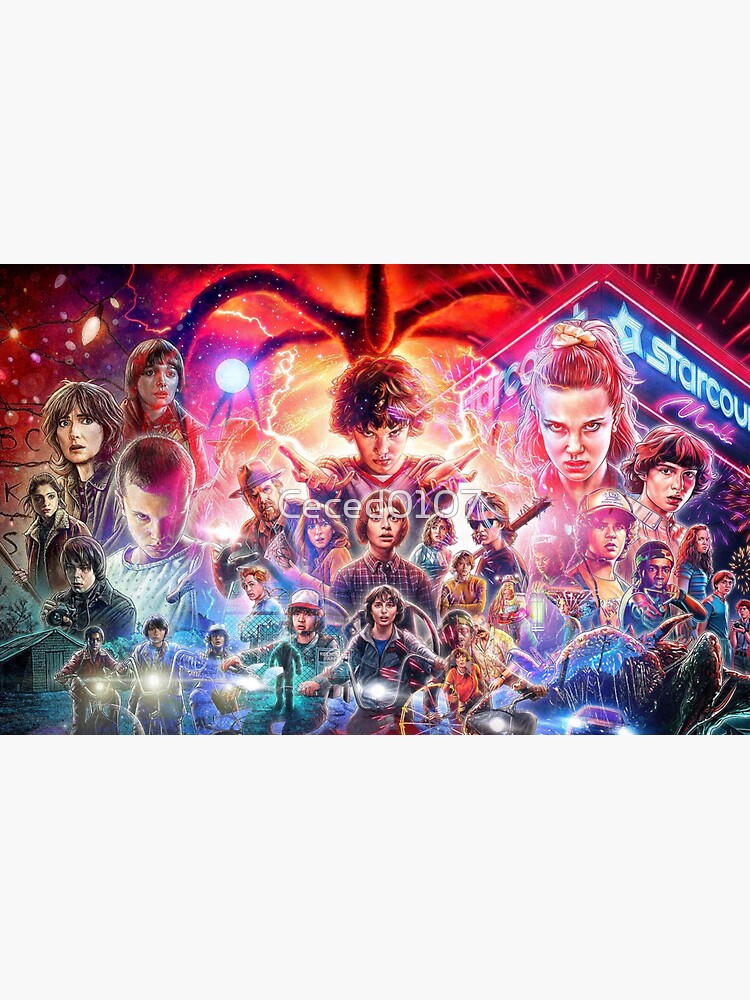 "Stranger things 123" Sticker for Sale by Ceced0107 | Redbubble