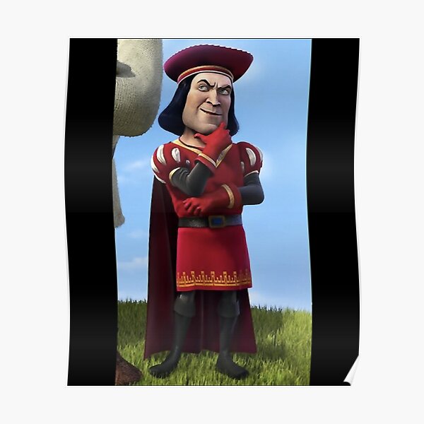 "Lord Farquaad " Poster for Sale by TopTeeUK | Redbubble