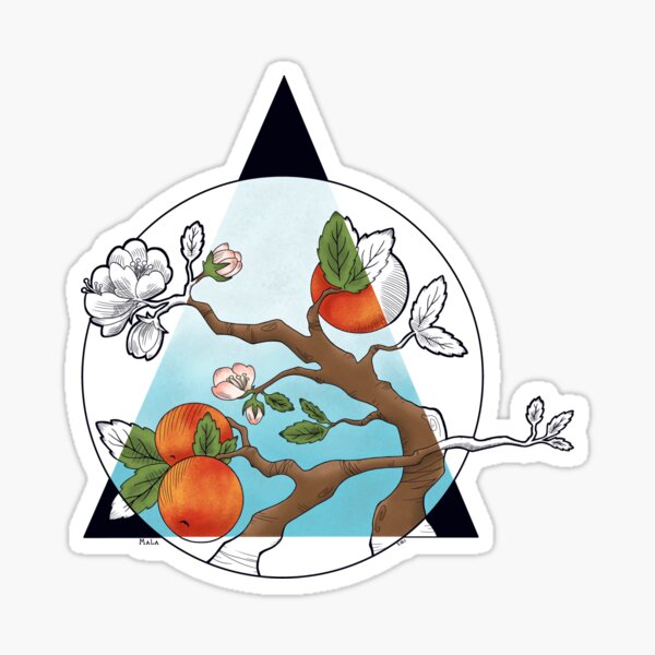 "Mala" Sticker for Sale by SymmetryIsArt | Redbubble