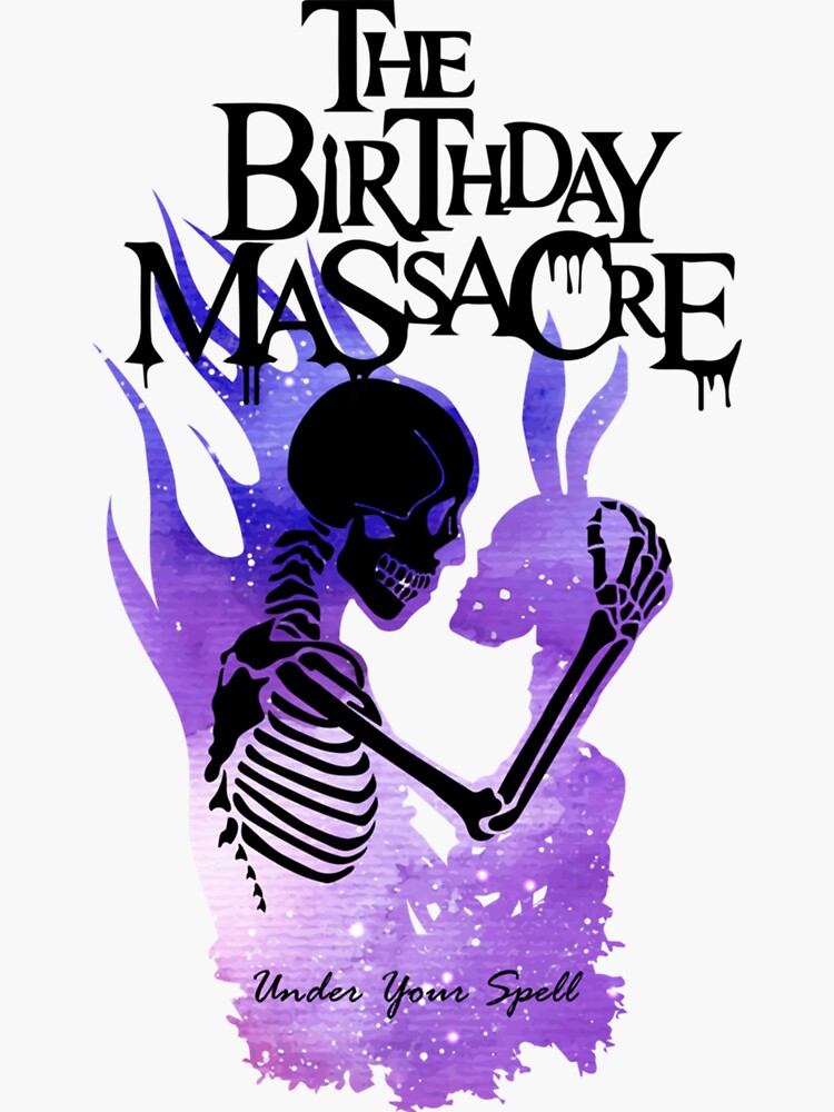 "The Birthday Massacre Sticker" Sticker for Sale by shinhsikak | Redbubble