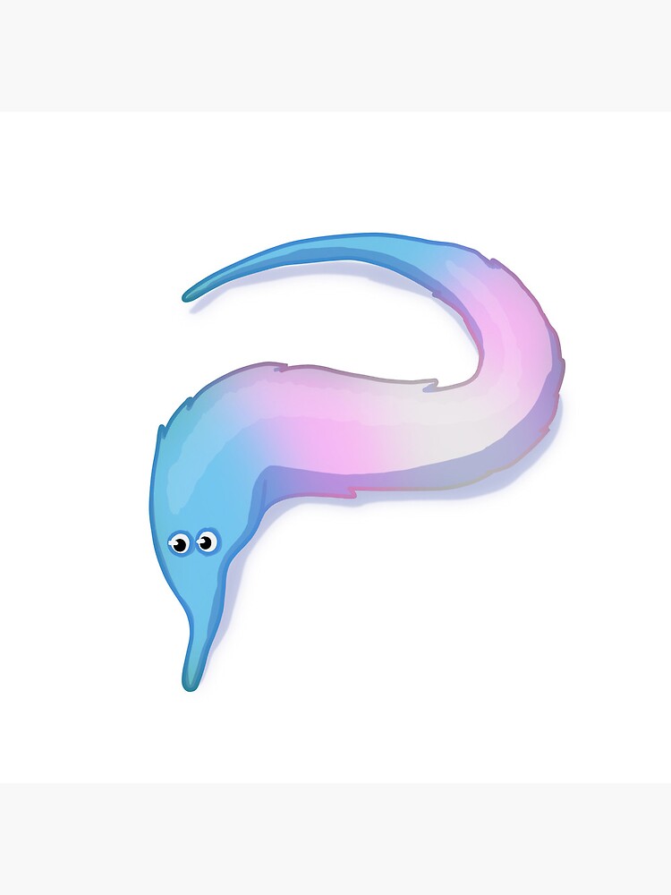 "Trans worm on a string" Poster for Sale by electricdecades | Redbubble
