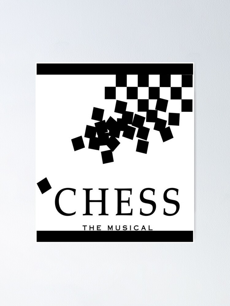 "Chess The Musical Merchandise Sticker" Poster for Sale by bigajdarce6 ...
