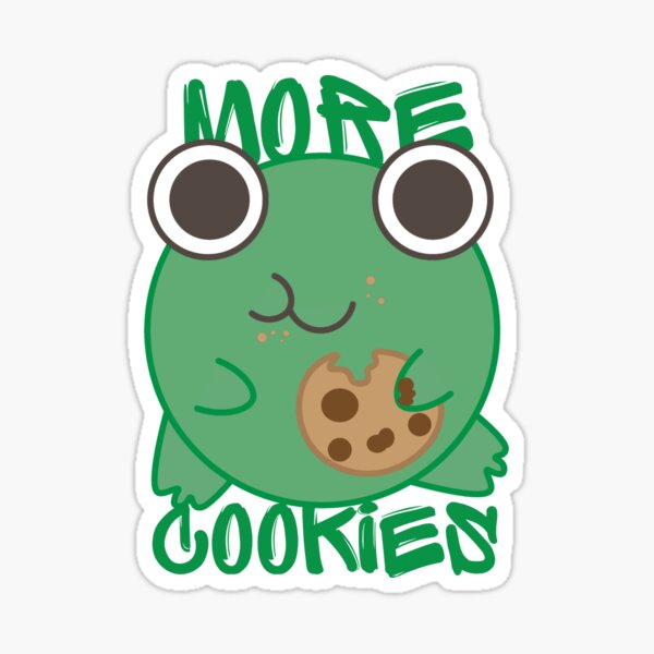 "Cookie Monster More Cookies" Sticker for Sale by bhsysfshop | Redbubble