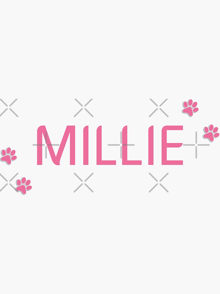 "MILLIE Pet's Name - My girl dog name is MILLIE - MILLIE dog's Name ...