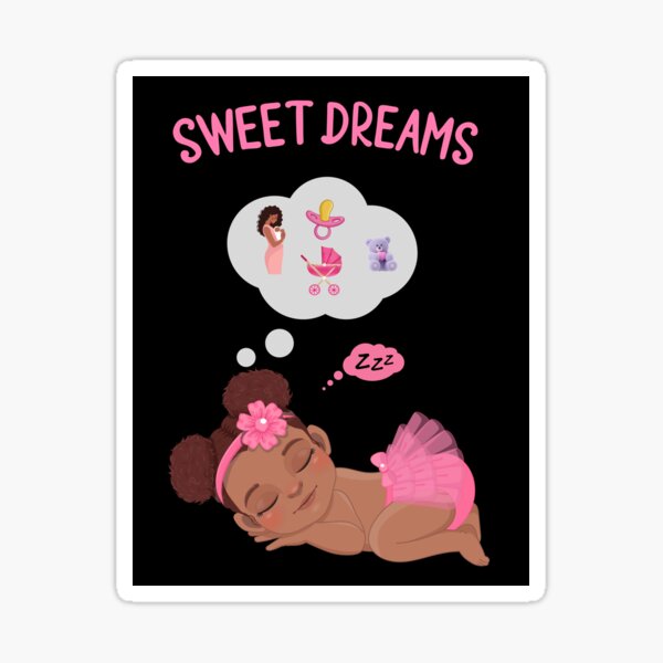 "Sweet Dreams (Girl)" Sticker for Sale by Lynnsan82 | Redbubble