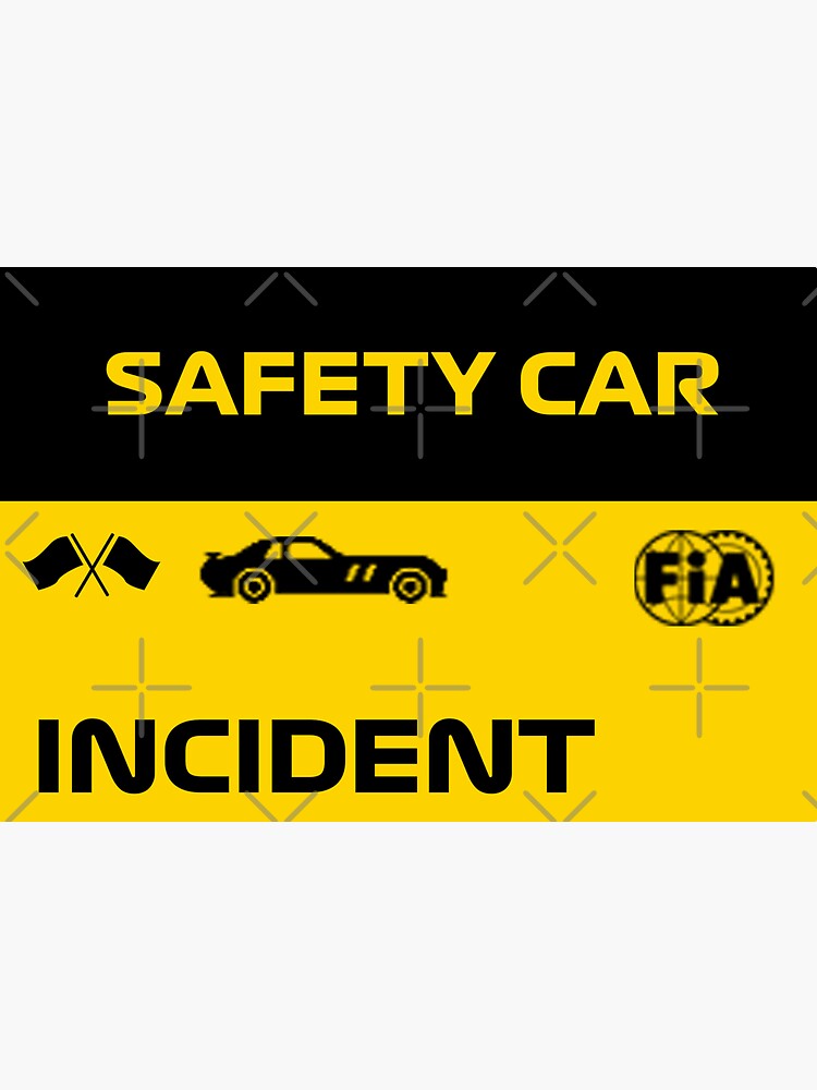 "Safety Car - F1 TV Graphic - Formula One" Sticker for Sale by F1RB ...